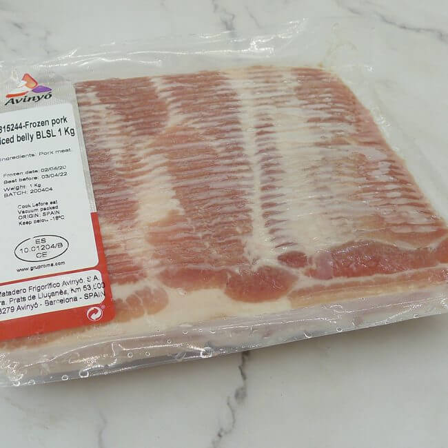 Avinyo Belly Sliced 2mm 1kg – Porkahontas